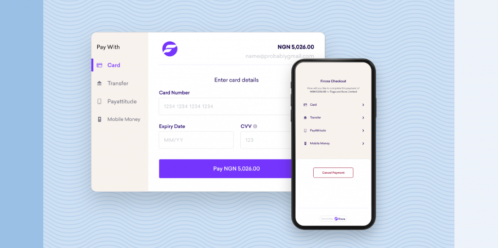 Receive, collect online payments with ease|Fincra Checkout