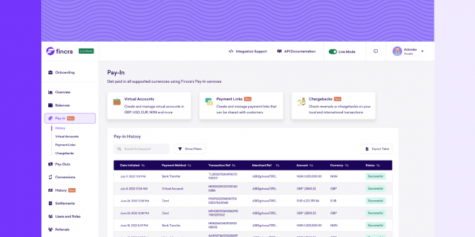 Easily receive and collect payments|Fincra Pay-In